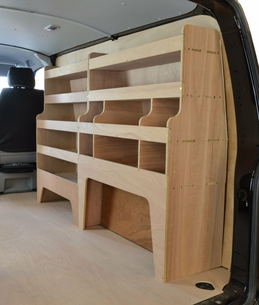 Volkswagen VW Transporter T5 T6 Plywood Van Racking - Shelving Package ...