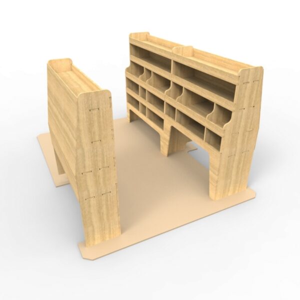 Ford Transit Custom 2013 to 2023 Plywood Full van racking / Shelving ...