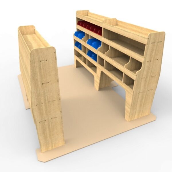 Ford Transit Custom 2013 to 2023 Plywood Full van racking / Shelving ...