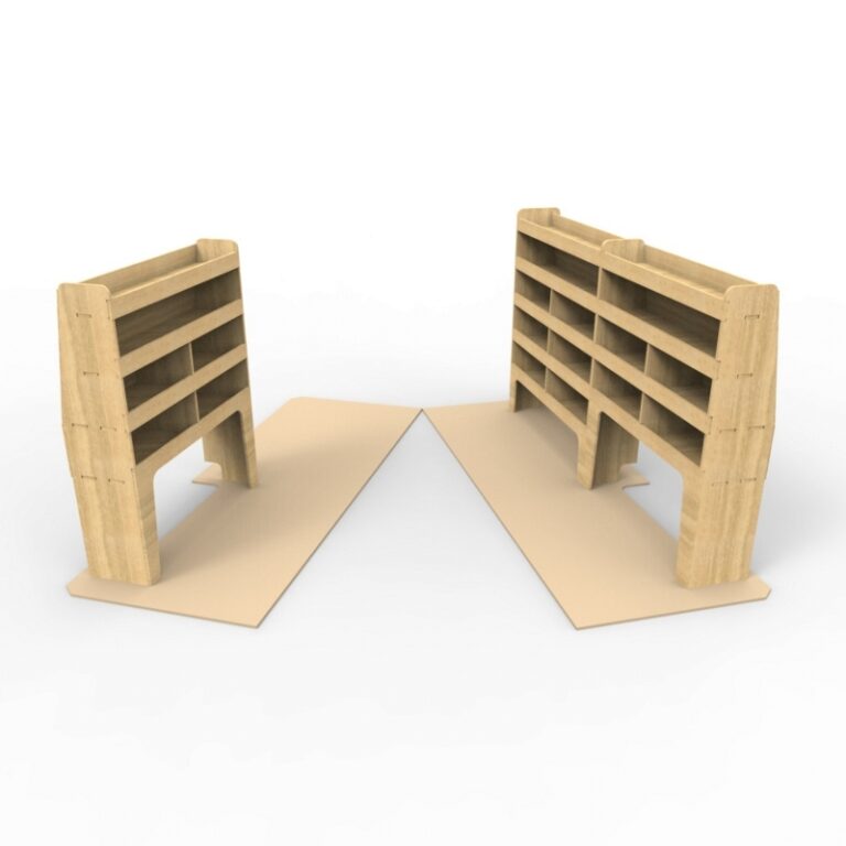 Ford Transit Custom 2013 to 2023 Plywood Full van racking / Shelving ...