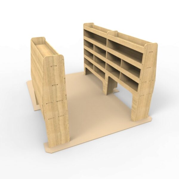 Ford Transit Custom 2013 to 2023 Plywood Full van racking / Shelving ...