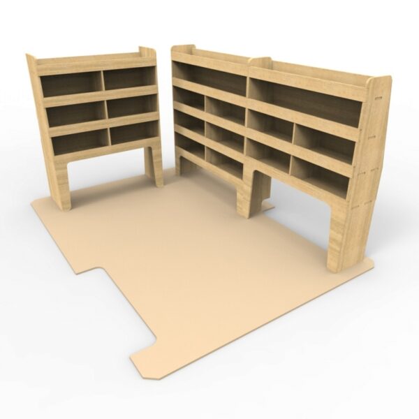 Ford Transit Custom 2013 to 2023 Plywood Offside van racking / Shelving ...
