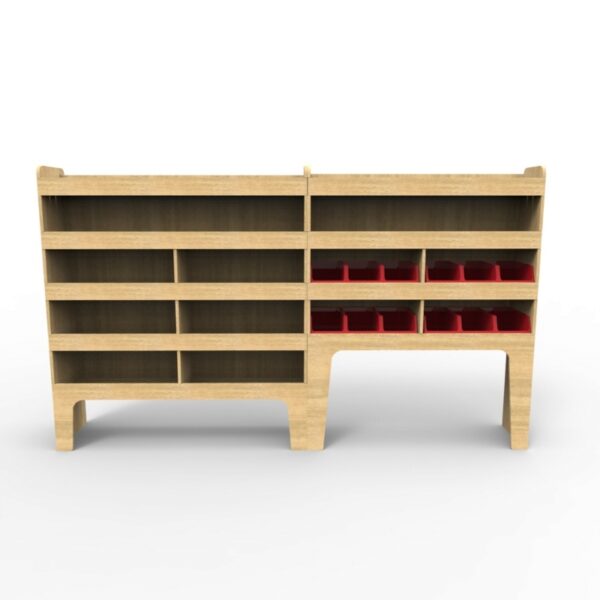 Ford Transit Custom 2013 to 2023 Plywood Offside van racking / Shelving ...