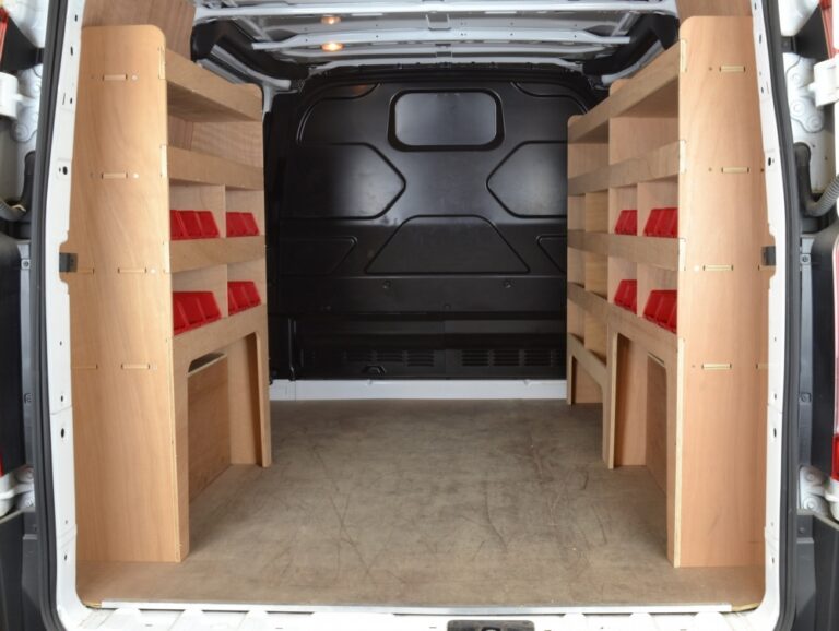 Ford Transit Custom 2013 to 2023 Plywood Offside van racking / Shelving ...