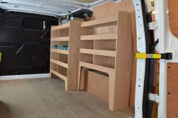 Ford Transit Custom 2013 to 2023 Plywood Offside van racking / Shelving ...