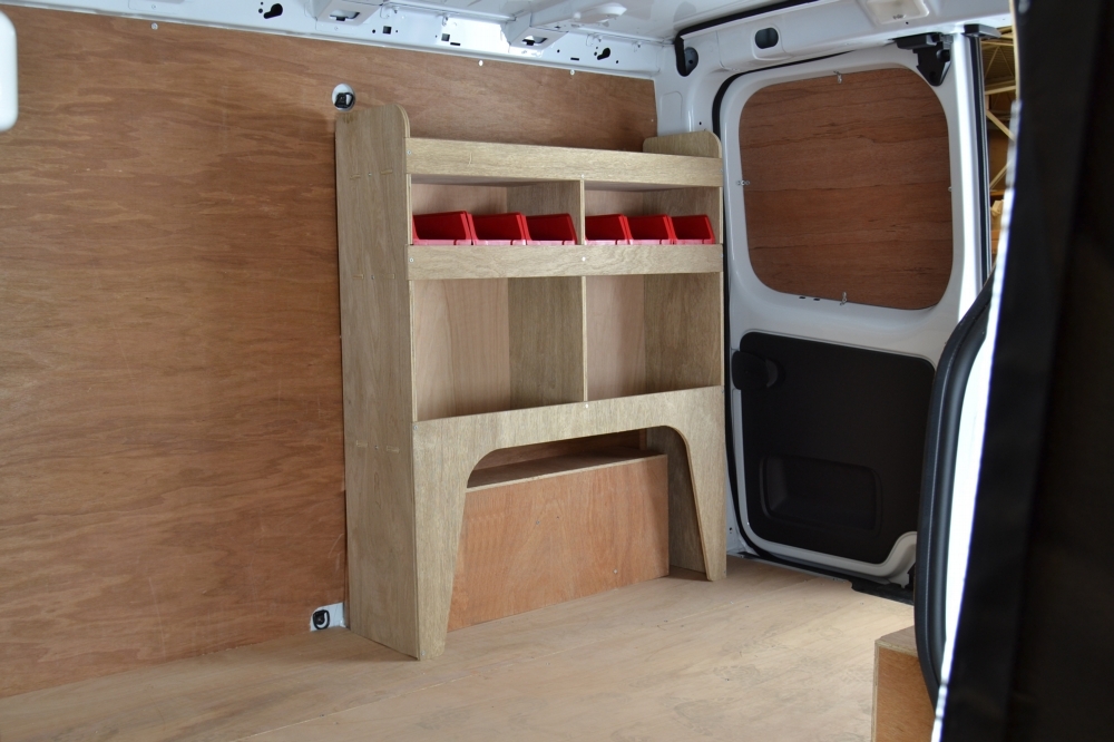 Nissan NV300 Plywood Van Racking - Shelving Unit - WR2 | Demar Van Products