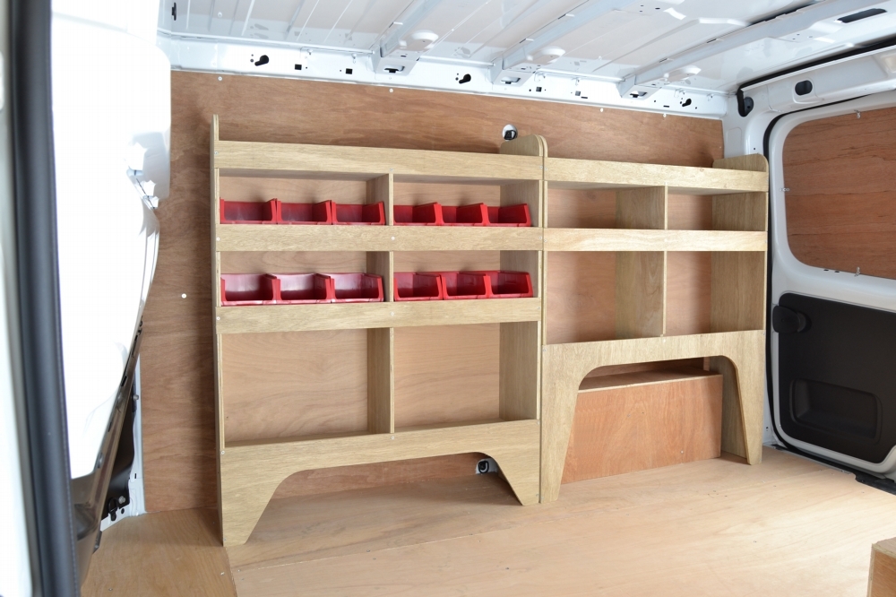Nissan NV300 Plywood Van Racking - Shelving Unit - WRK1.4 | Demar Van ...