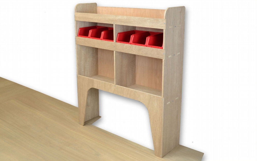 Nissan Primastar Plywood Van Racking - Shelving Unit - WR2 | Demar Van ...