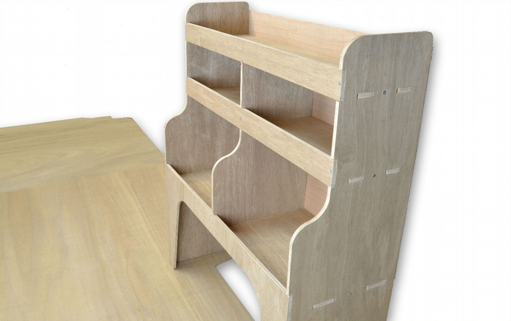 Nissan Primastar Plywood Van Racking - Shelving Unit - WR9 | Demar Van ...