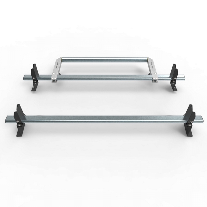 Peugeot Partner Roof Rack 2008 to 2018 2 Bars Load Stops Roller (AT64LS ...