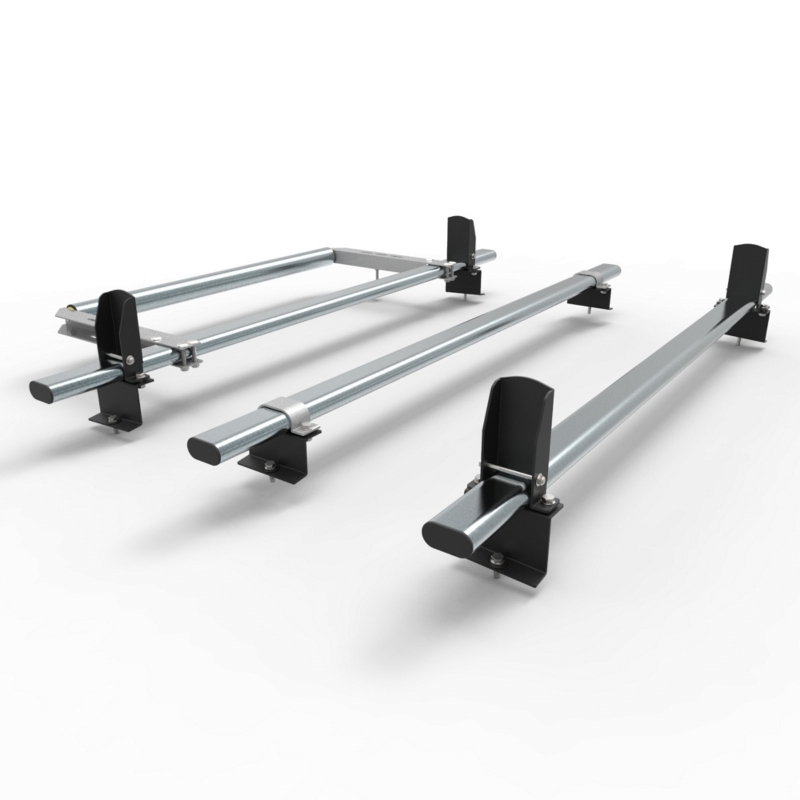 Peugeot Partner Roof Rack 2018 On 3 Bars Load Stops Roller Aero Tech ...