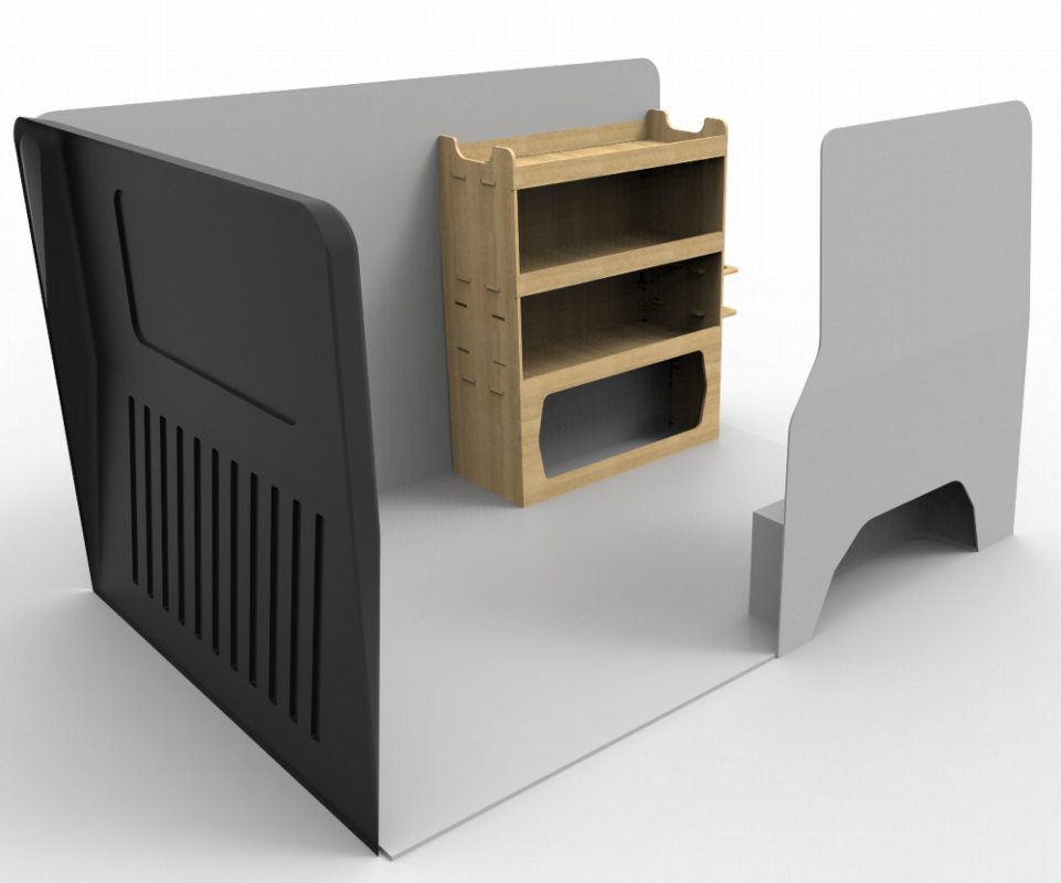 Renault Trafic Plywood Van Racking - Shelving Unit - WR13 | Demar Van ...
