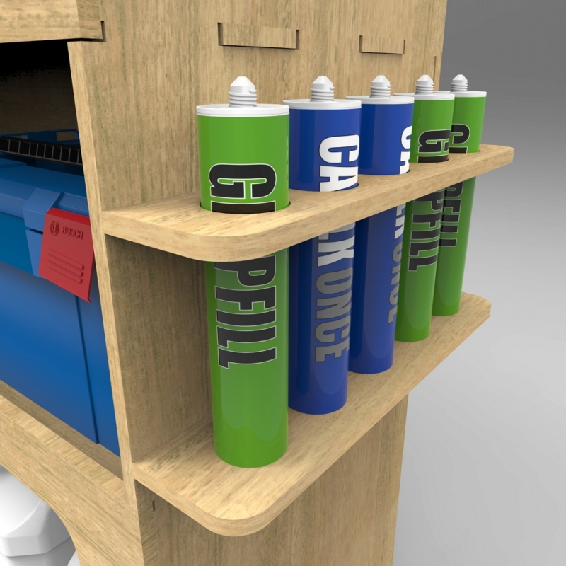 Renault Trafic Plywood Van Racking - Shelving Unit - WR13 | Demar Van ...