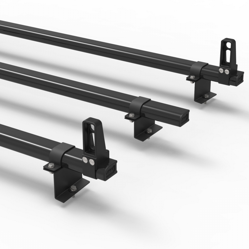 Toyota Proace City Roof Rack ALUMINIUM Stealth 3 Bar & Load Stops ...