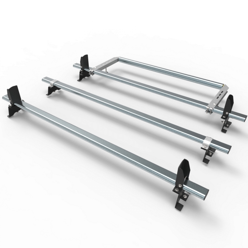 Vauxhall Vivaro Roof Rack 2019 On 3 Bars Load Stops Roller Aero Tech ...