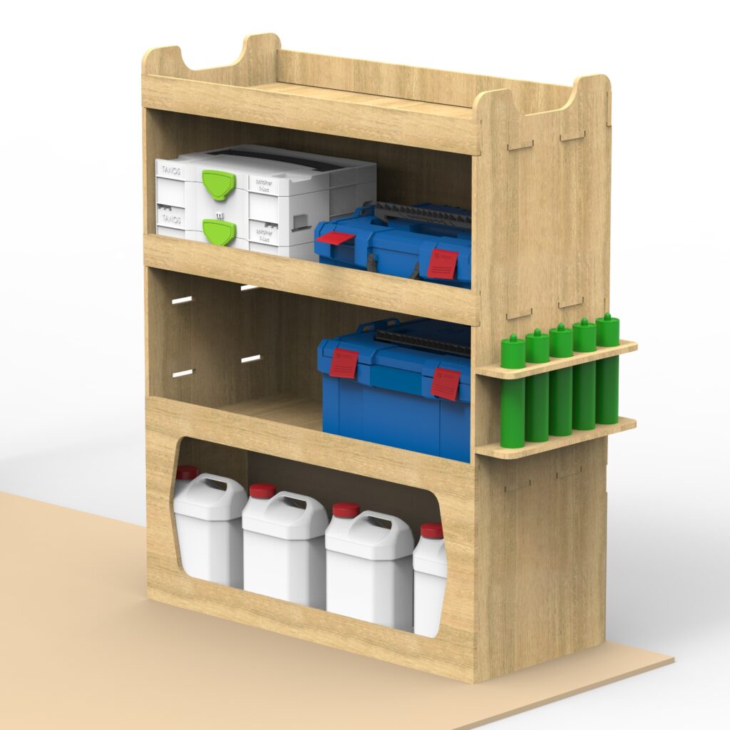 Vauxhall Vivaro Plywood Van Racking (2001- 2019 model vans) - Shelving ...