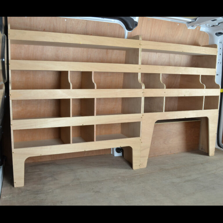 Ford Transit Custom 2013 to 2023 Plywood Offside van racking / Shelving ...